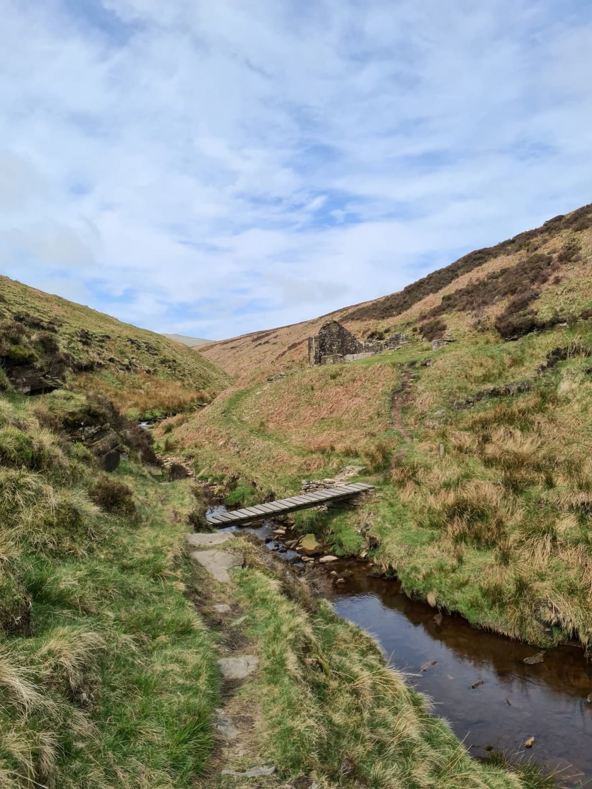 Kinder Downfall Walk via Nether Red Brook Scramble | 7 Miles