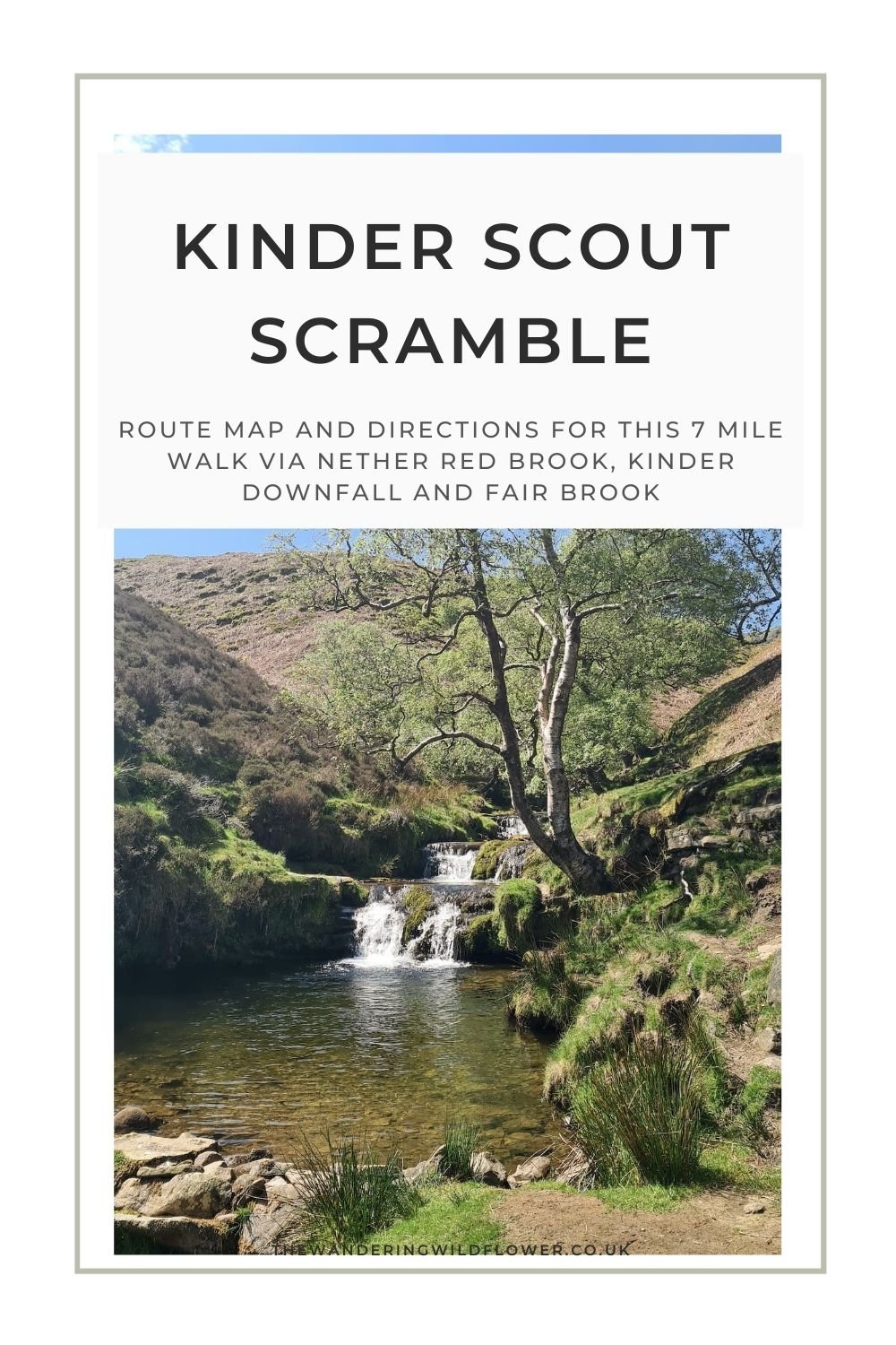 Kinder Downfall Walk via Nether Red Brook Scramble | 7 Miles
