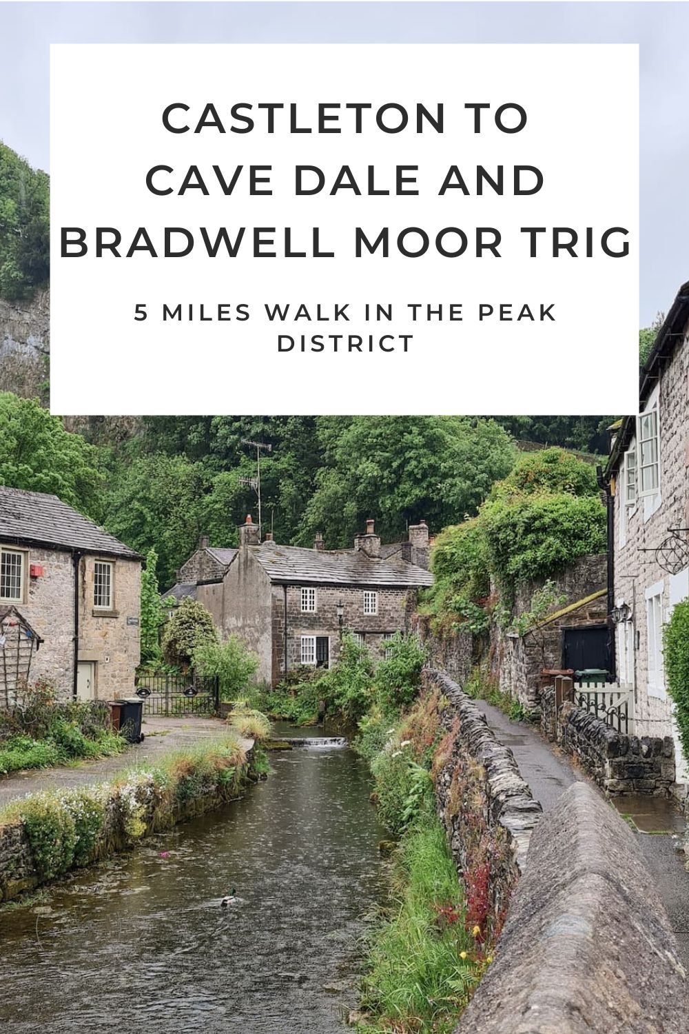 Castleton to Bradwell Moor Trig Point via Cave Dale | 5 Miles